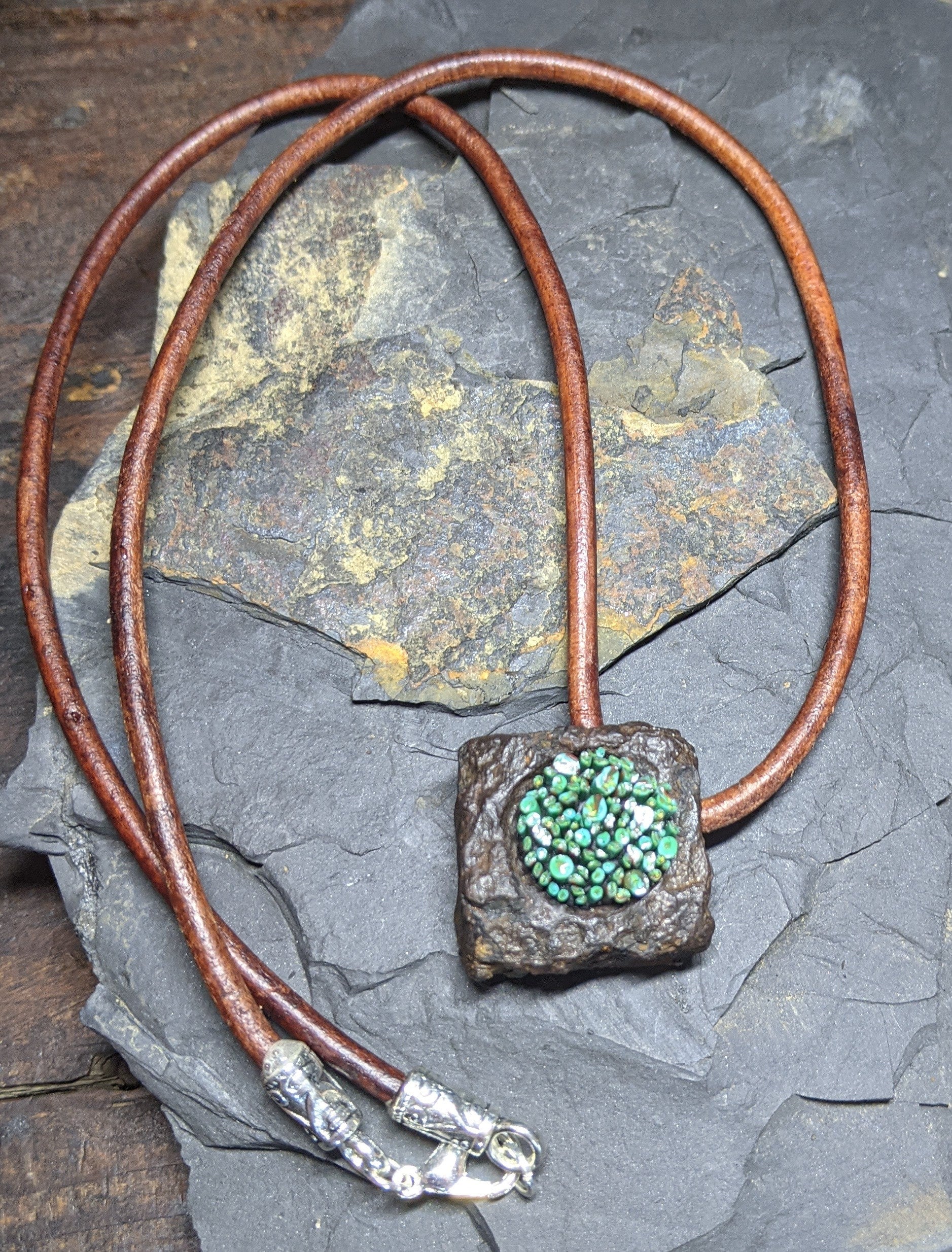 The Dark Holler Pendant | Sager Mosaics