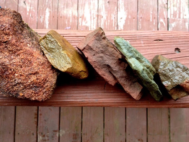 Locally foraged stone from Southwestern PA | Sager Mosaics