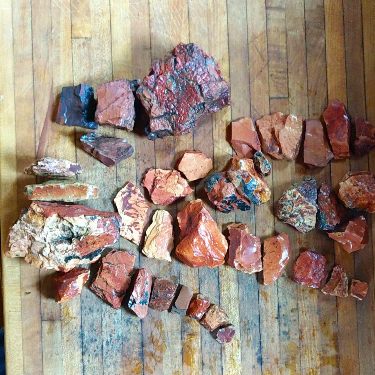 Locally foraged stone from Southwestern PA | Sager Mosaics