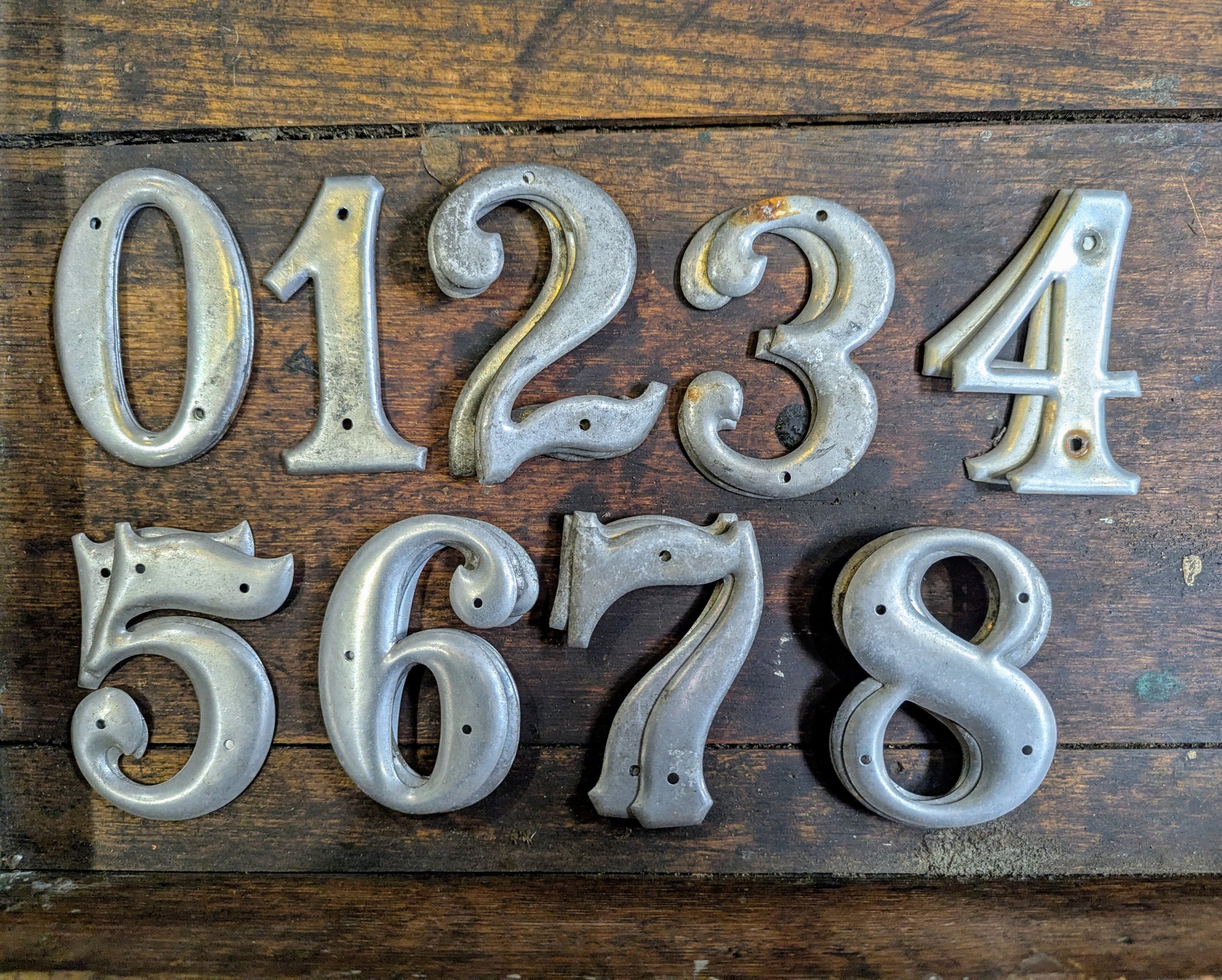 Aluminum Numbers | Sager Mosaics